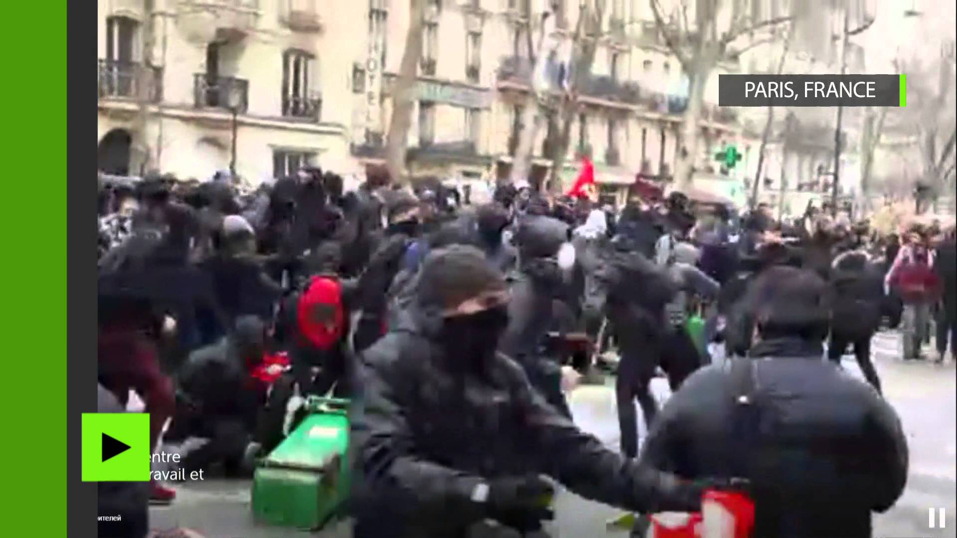 Casseurs d'extrême gauche à la manif anti-loi Travail | MPI