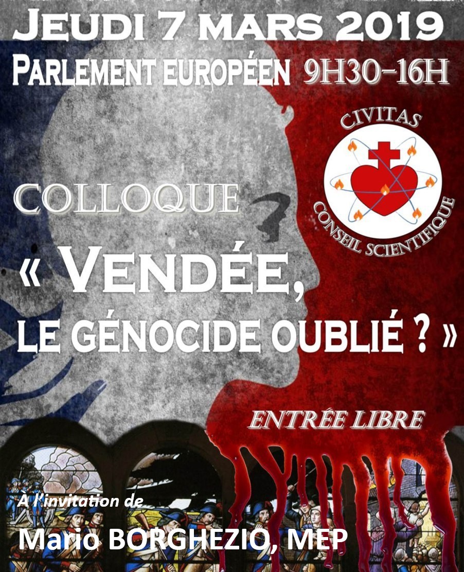 Au Parlement Européen, Civitas fait connaître le génocide vendéen ...