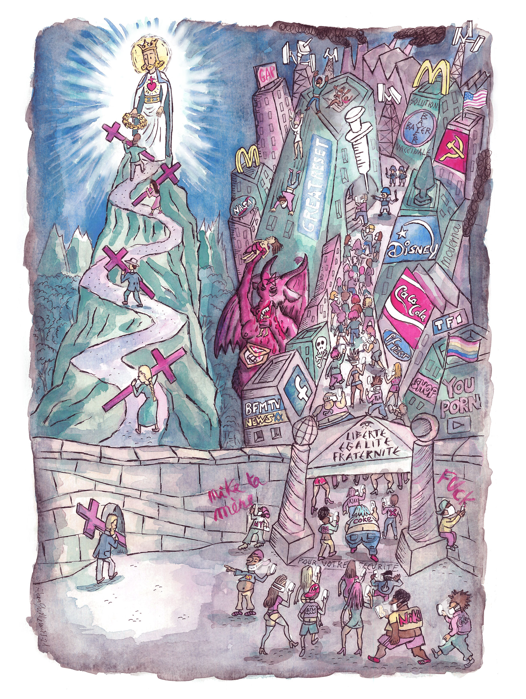 Les deux chemins (par Alban Guillemois) - medias-presse.info