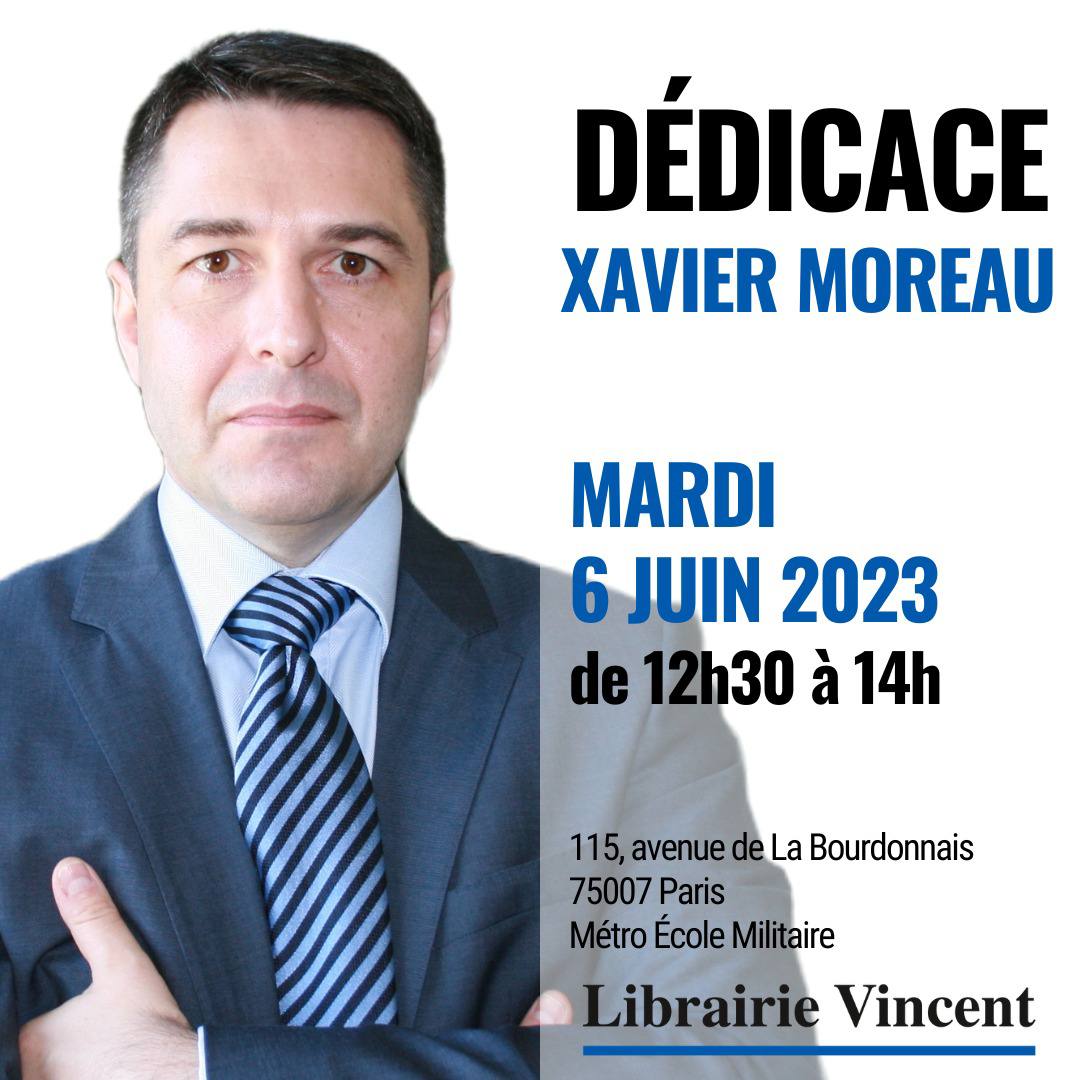Xavier Moreau dédicacera à la Librairie Vincent le 6 juin 2023 - medias ...