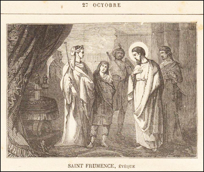 27 octobre - St Frumence - Bienheureux Bonaventure de Potenza